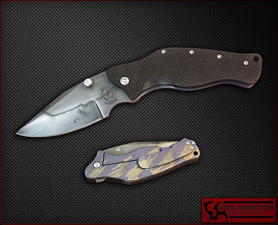 Sniper Bladeworks Mini LPC In Black G10 - Steel Addiction Knives