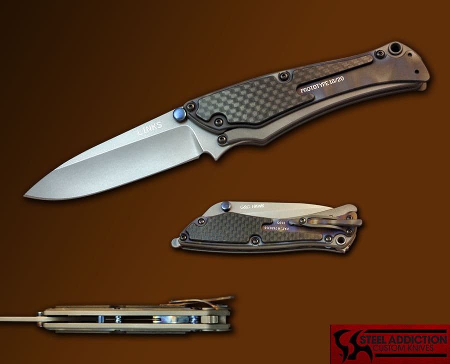 G&G Hawk Links Flipper - Steel Addiction Knives