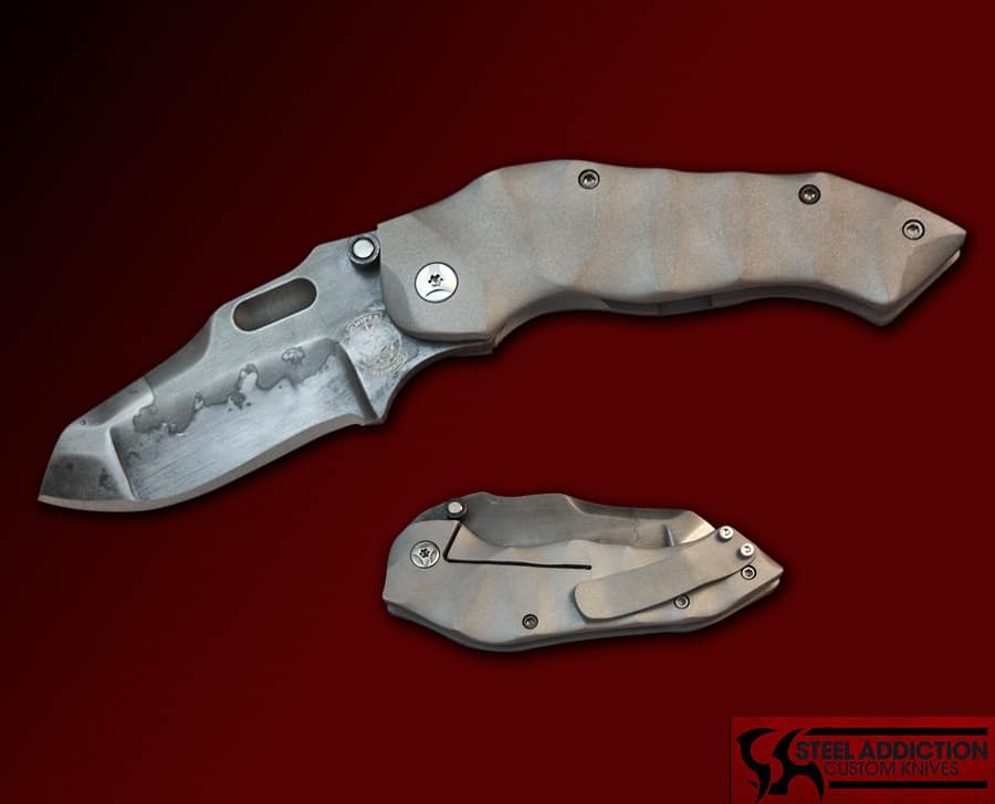 Sniper Bladeworks Titanium DMF - Steel Addiction Knives