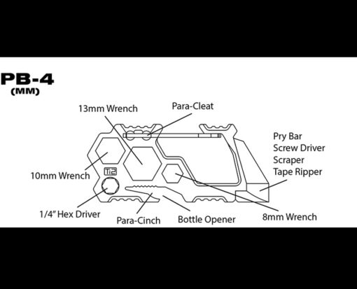 Mike Bond Ti2 DESIGN Para-Biner MULTI TOOL - Steel Addiction Knives