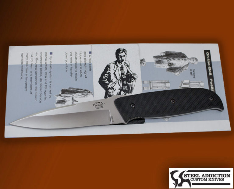 Bud Nealy CAVE BEAR With MCS - Steel Addiction Knives