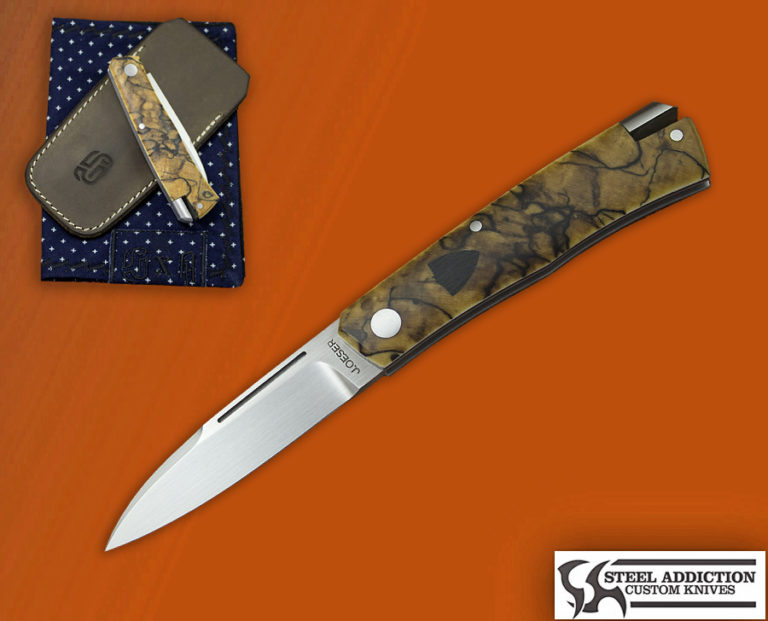 Jared Oeser MINI SOLITUDE Tail Lock - Steel Addiction Knives
