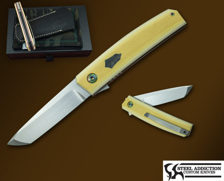 Jared Oeser TENGU OS In WESTY - Steel Addiction Knives
